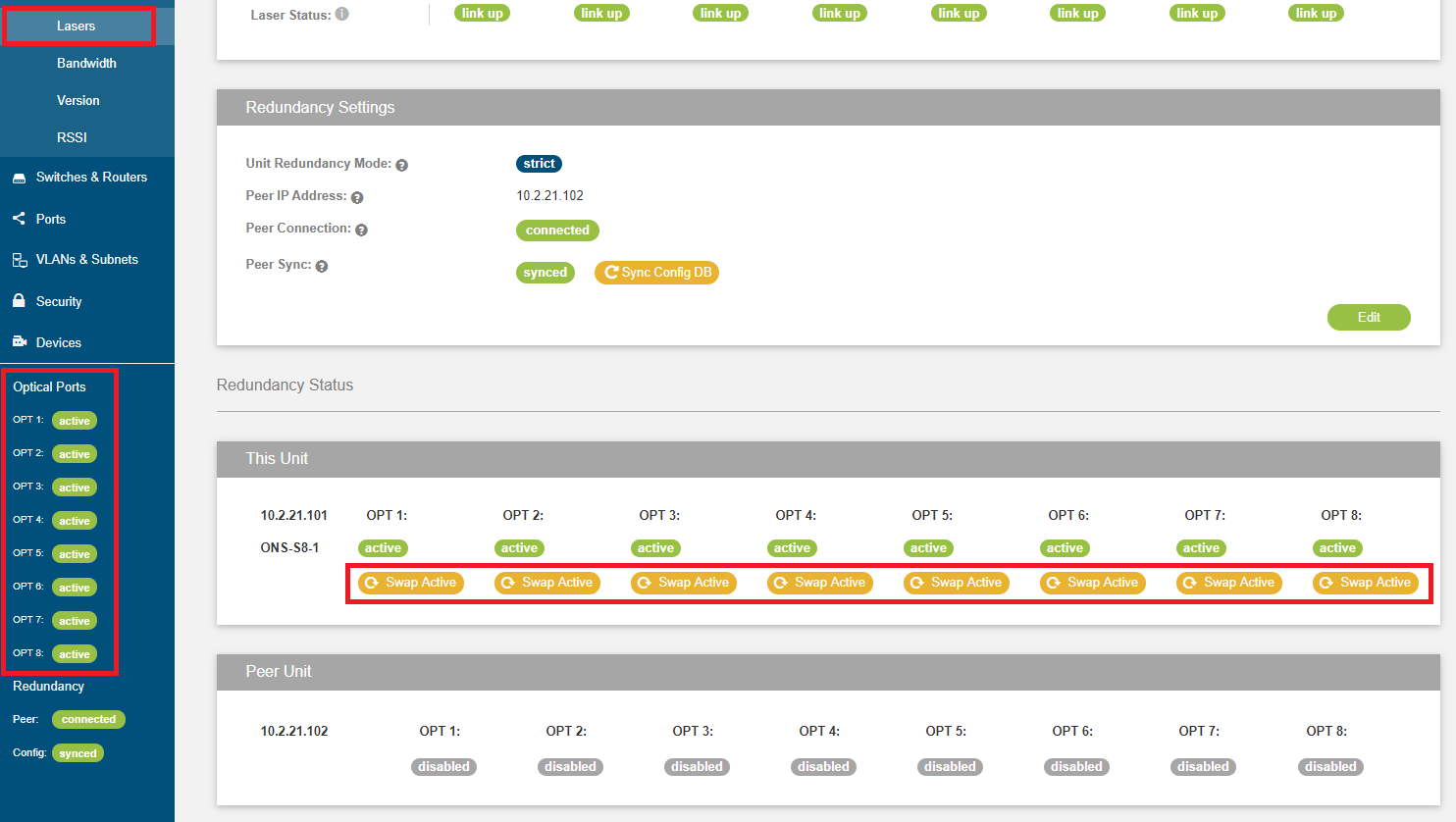 Setting Up Redundancy on Optigo Connect Spectra™ Systems with a OneView ...