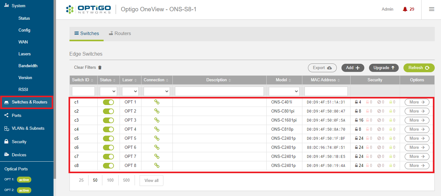 Setting Up Redundancy on Optigo Connect Spectra™ Systems with a OneView ...